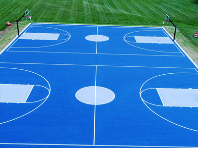 Outdoor Basketball Court Color Chart Basketball Court Dimensions